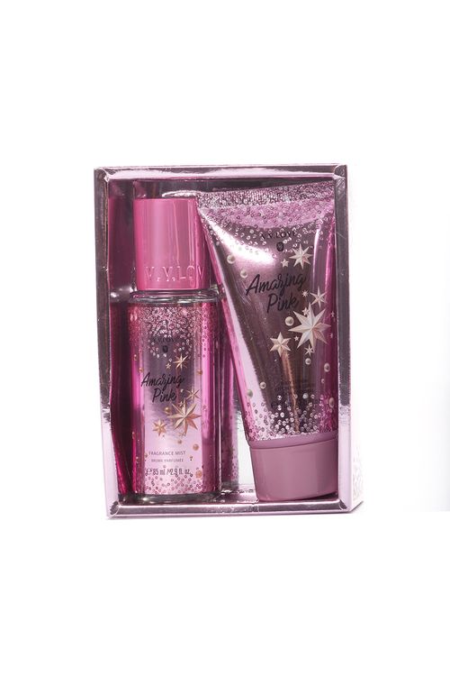 Set de splash y cremas lili pink